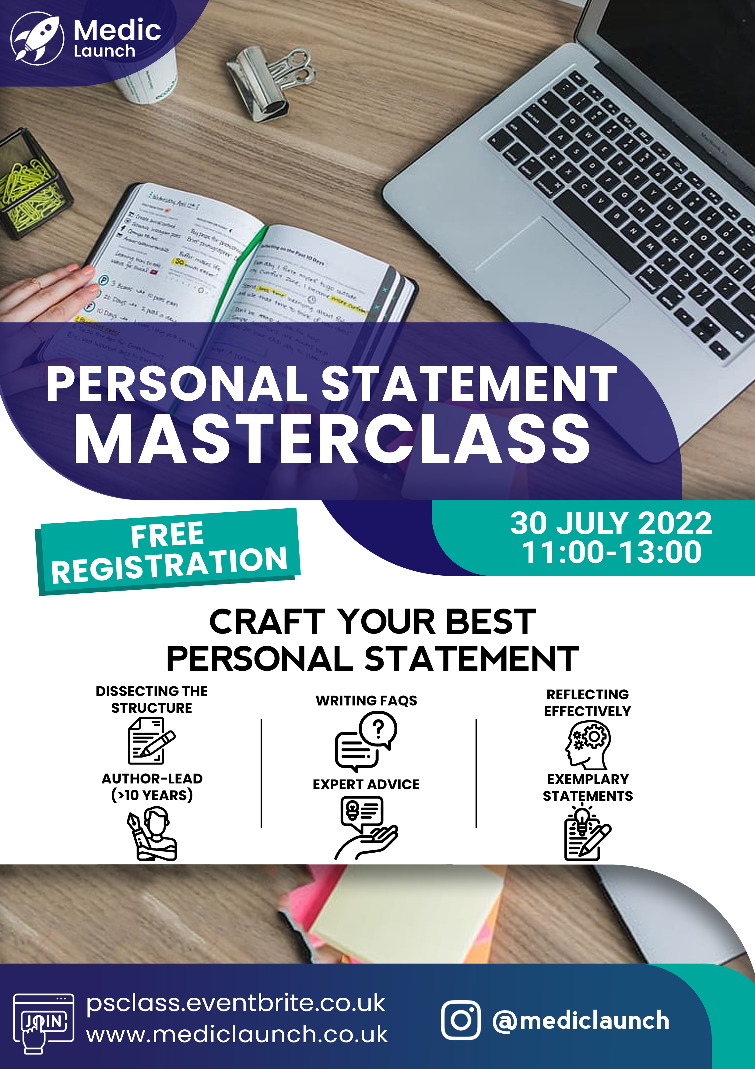 Online Personal Statement Masterclass – Medic Launch